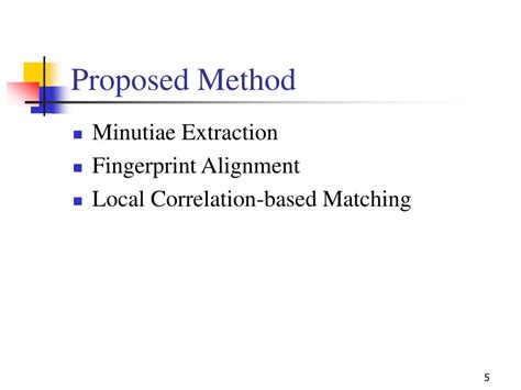 Ppt Local Correlation Based Fingerprint Matching Powerpoint Presentation Id7056337