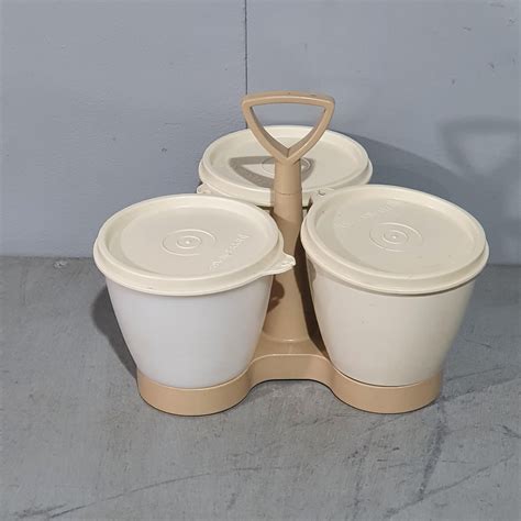 Tupperware Condiment Holder Tramps Prop Hire