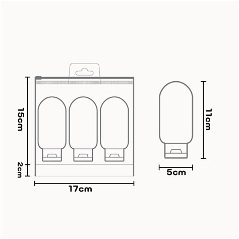 ช้อป ขวดเติมน้ำยา สบู่เหลว แชมพู ขนาด 60 Ml สำหรับพกพา 3 ชิ้น แพ็ค คละสี Simply Select Thailand