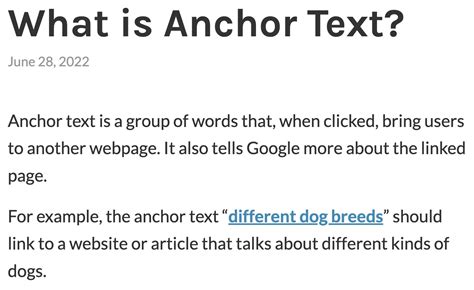What Is Anchor Text Best Practices For Optimizing Link Text