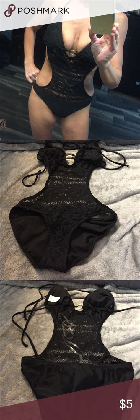 Chic Monokini Monokini Bikini Tan Lines Black Monokini