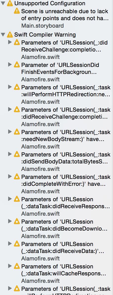 Ios Upgraded To Xcode 6 3 1 And Now Alamofire Has Several Compiler