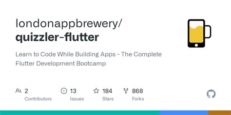 github londonappbrewery quizzler flutter learn to code while