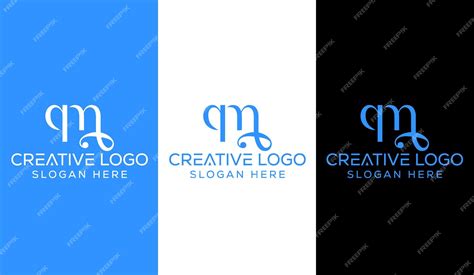 Premium Vector Initial Letter Qm Logo Design Monogram Creative Modern Sign Symbol Icon