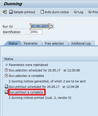 Dunning In SAP Tcode F To Send Dunning Letters To Business Partner