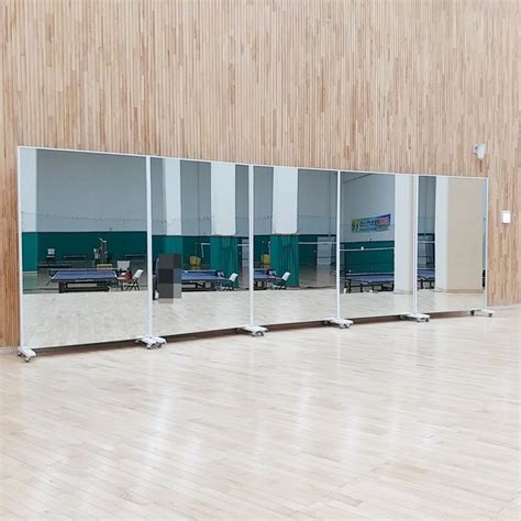 대전 삼정 그린코아 체육관 이동식 대형 단면 전신거울 파티션 시공 네이버 블로그