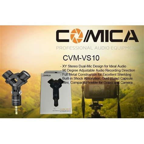 Jual Comica Cvm Vs10 Mini Flexibel Xy Stereo Shopee Indonesia