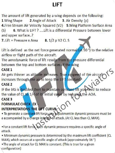 Aviation Aerodynamics Notes For Cpl Pdf Flight Control Surfaces