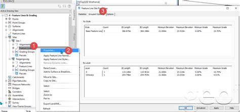 Make Feature Line Properties Available On Siteless Feature Lines Autodesk Community