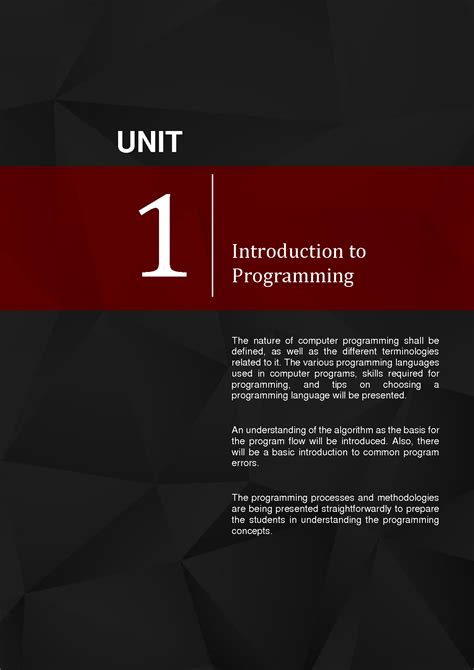 SOLUTION: Basic programming concepts - Studypool
