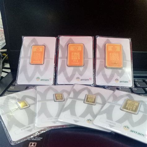 Jual Chibi Gold Antam Lm Antmam 10 Gram 25 Gram Chibi Gold Shopee
