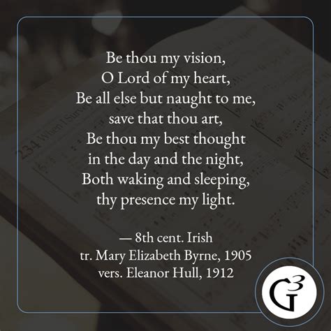 Be Thou My Vision Be Thou My Vision O Lord Of My Heart Alliance For