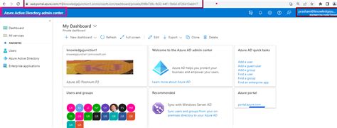 Azure Active Directory Admin Center Navigating To Azure Active