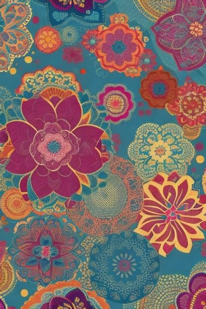 Premium Ai Image Patterns Flowers