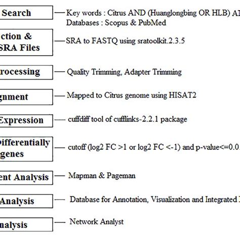 meta analysis workflow of the four rna seq data dealing with