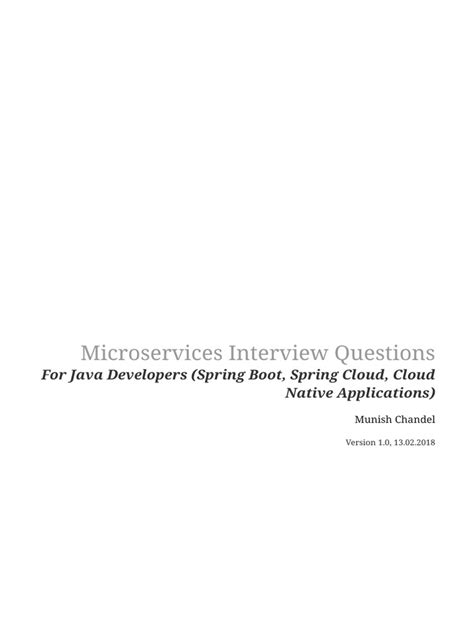 cracking microservices interviews v1 1 pdf component based software