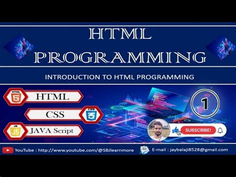 Introduction To HTML Programming HTML Programming HTML Se Web Design Kaise Kare Html