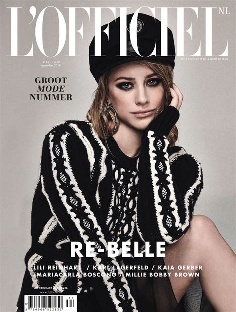 Lili Reinhart Lofficiel Magazine September 2018 • Celebmafia