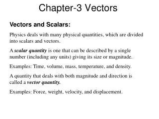 PPT Chapter Vectors In Physics PowerPoint Presentation Free Download ID