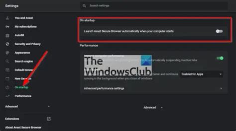 How To Disable Or Uninstall Avast Secure Browser On Windows PC
