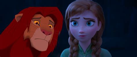 Simba Talks To Anna By Jakeysamra On Deviantart