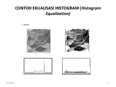 Ekualisasi Histogram Histogram Equalization Histogram Adalah Pemetaan