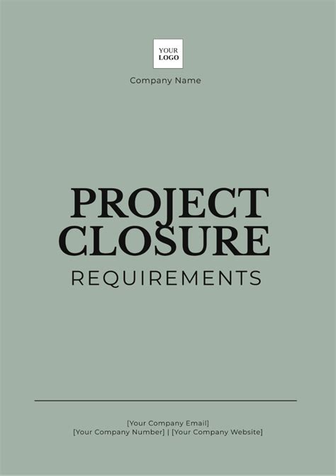 Free Project Templates To Edit Online