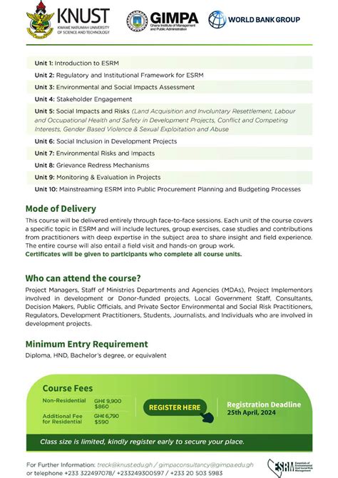 Essentials Of Environmental And Social Risk Management Esrm 2024 May