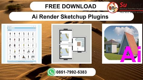 Free Download Wa 085179925383 Ai Render Sketchup Plugins Atlanta Ai Render Sketchup Plugins
