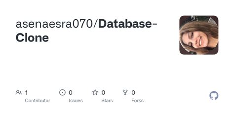 Github Asenaesra070database Clone