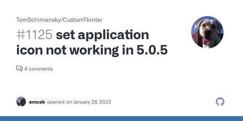 Set Application Icon Not Working In Issue TomSchimansky CustomTkinter GitHub