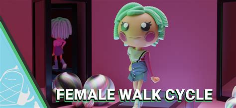 How To Animate A Charming Female Walk Cycle BlenderNation
