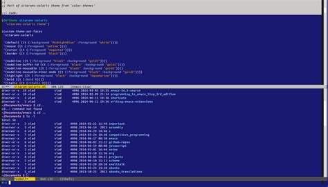 Sitaramv Solaris Theme Emacs Themes