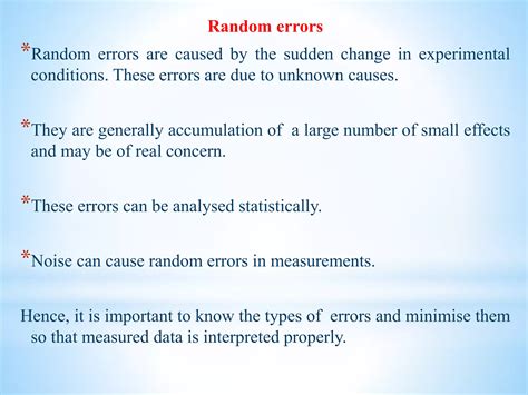 Types Of Errors Pptx Physics Science