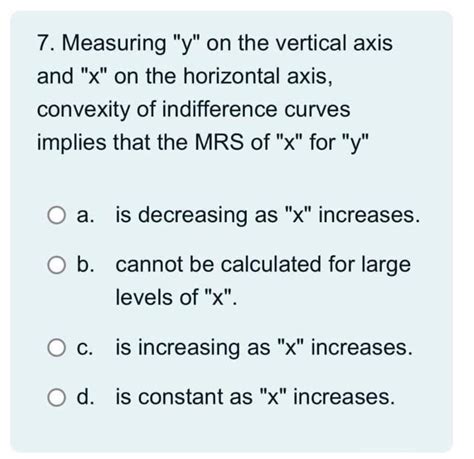 Solved Measuring Y ﻿on The Vertical Axis And X ﻿on