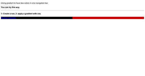 Navbar With Two Colors Background Codesandbox