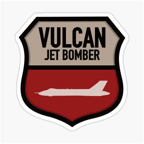 Avro Vulcan Patch Sticker For Sale By Strongvlad Redbubble