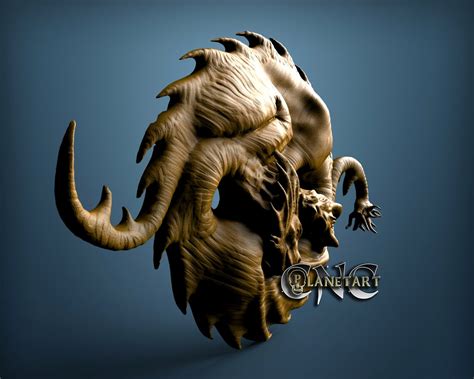 Dragon 3d Stl Model Cnc Router Engraver Artcam Aspire Cnc Etsy