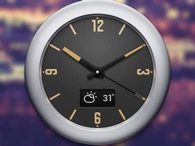 Clock Widget For Android By Ashung Hung On Dribbble