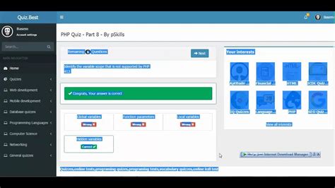 PHP Online Quiz Part YouTube