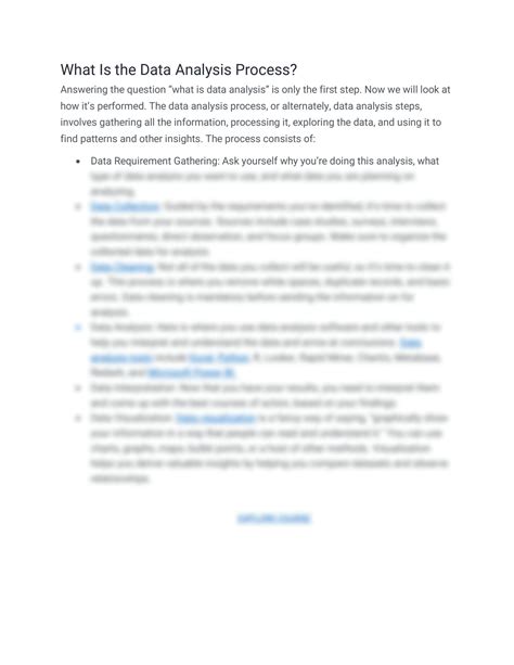 SOLUTION: Data analysis methods process and types explained - Studypool