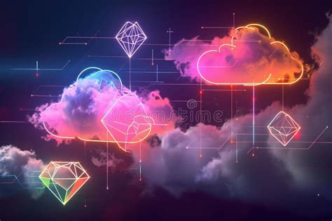 Cloud Computing And Networking Concept Stock Illustration Illustration Of Information Cloud