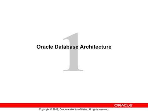 01 oracle 19c architecture overview oracle pdf