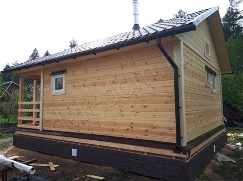 Баня 5х5 СНТ Чаща