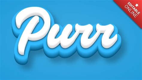 Purr Text Style Effects Generator