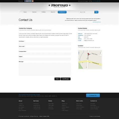 profolio cuber html template personal creative website templates
