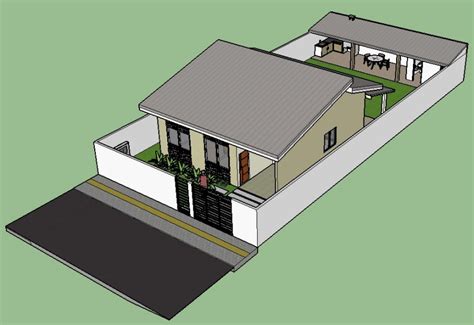 Housing Structure Detail CAD Constructive Block Sketch Up File