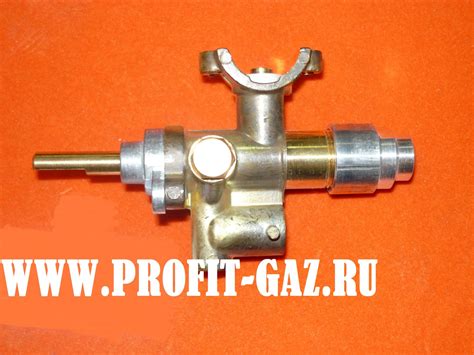 Кран духовки газовой плиты Лада-люкс 14110 с газконтролем (КГА-102 ...