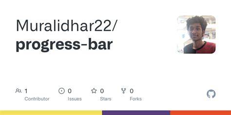 GitHub Muralidhar22 Progress Bar