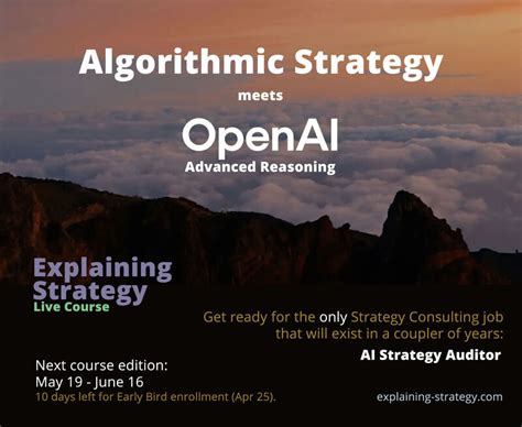 Algorithmic Strategy Meets Ai Six Editions Of The Explaining Strategy Explaining Strategy Course